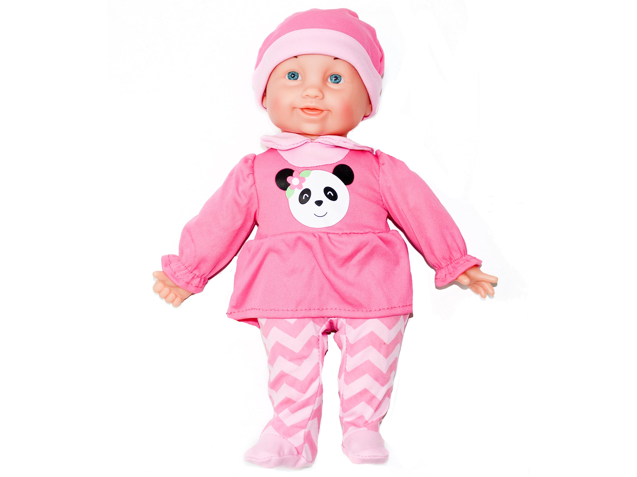 Baby First Born 14'' Doll & Stuffed Animal Doll Set — Uneeda Doll
